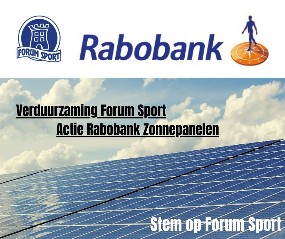 Stem voor Forum Sport bij Rabo Verduurzamen Maatschappelijke Gebouwen ...